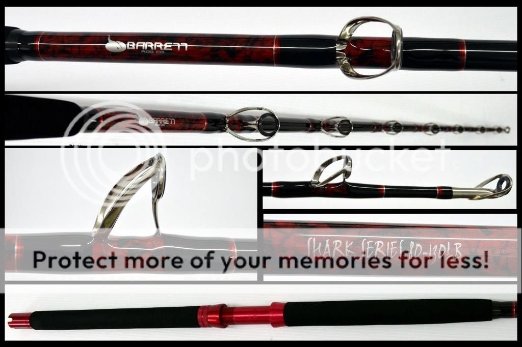 red marble shark rod | Bloodydecks