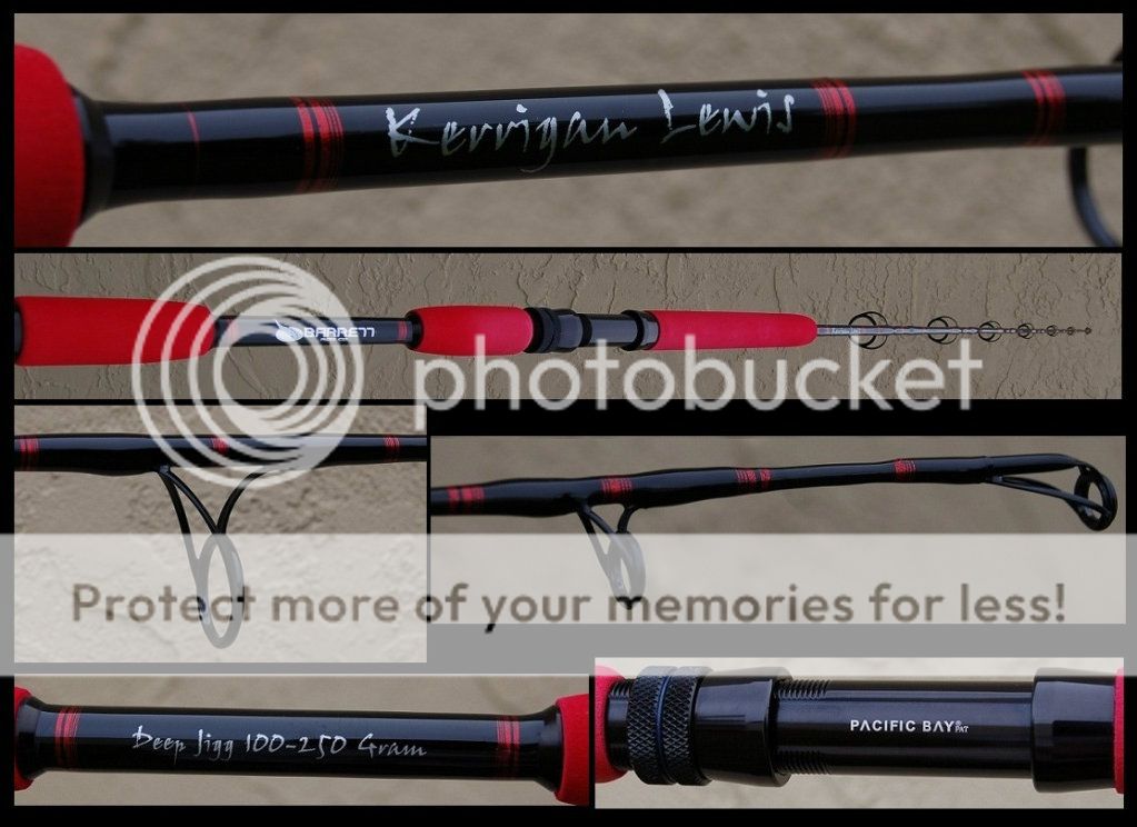 jigg rod and orange shark rod - Boatless Fishing Forum, Reports, Info