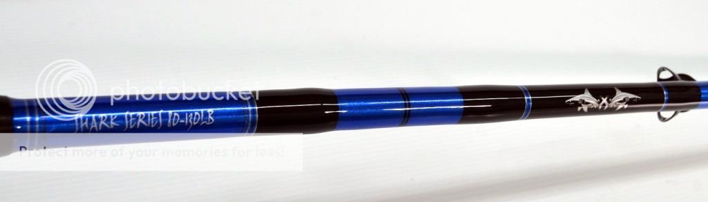 cool blue landbased beach shark fishing rod | Bloodydecks