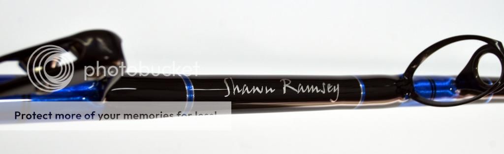 cool blue landbased beach shark fishing rod | Bloodydecks