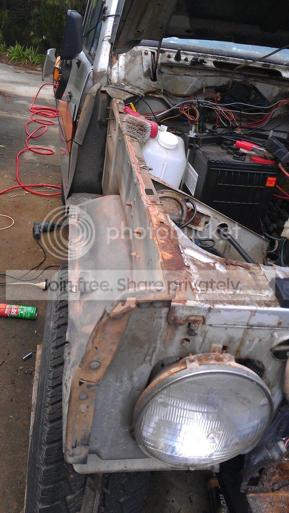 MQ swb rust removal... let the fun begin. | Patrol 4x4 - Nissan Patrol ...