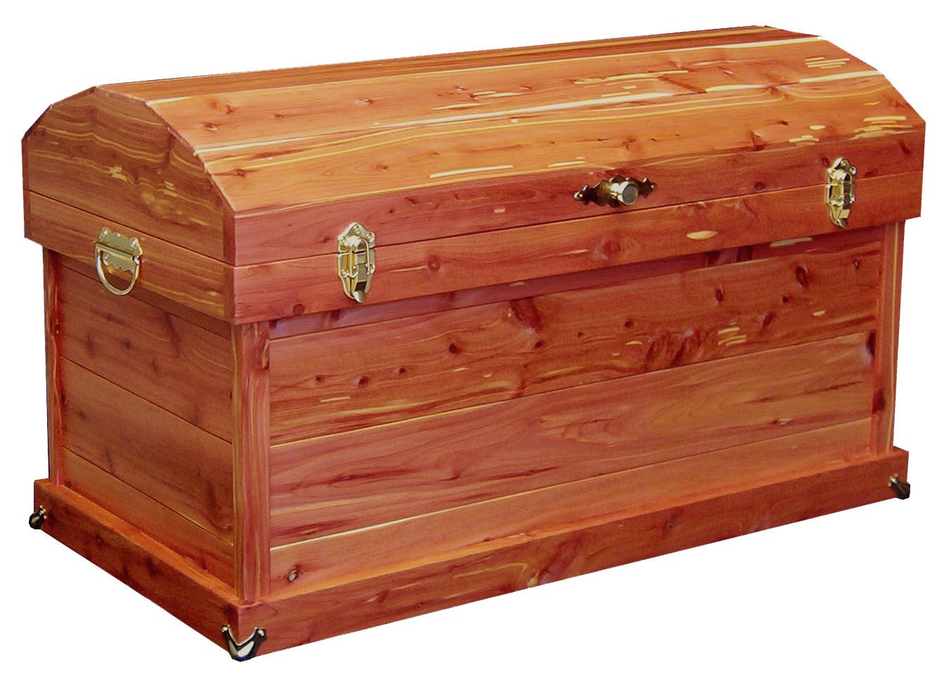 Amish Handcrafted 32" Cedar Chest Trunk Dome Top Solid Cedar | eBay